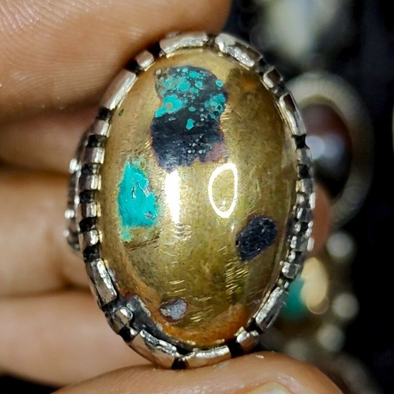 Jual batu akik Damarwulan badar emas atau badar besi kuning full badar ...