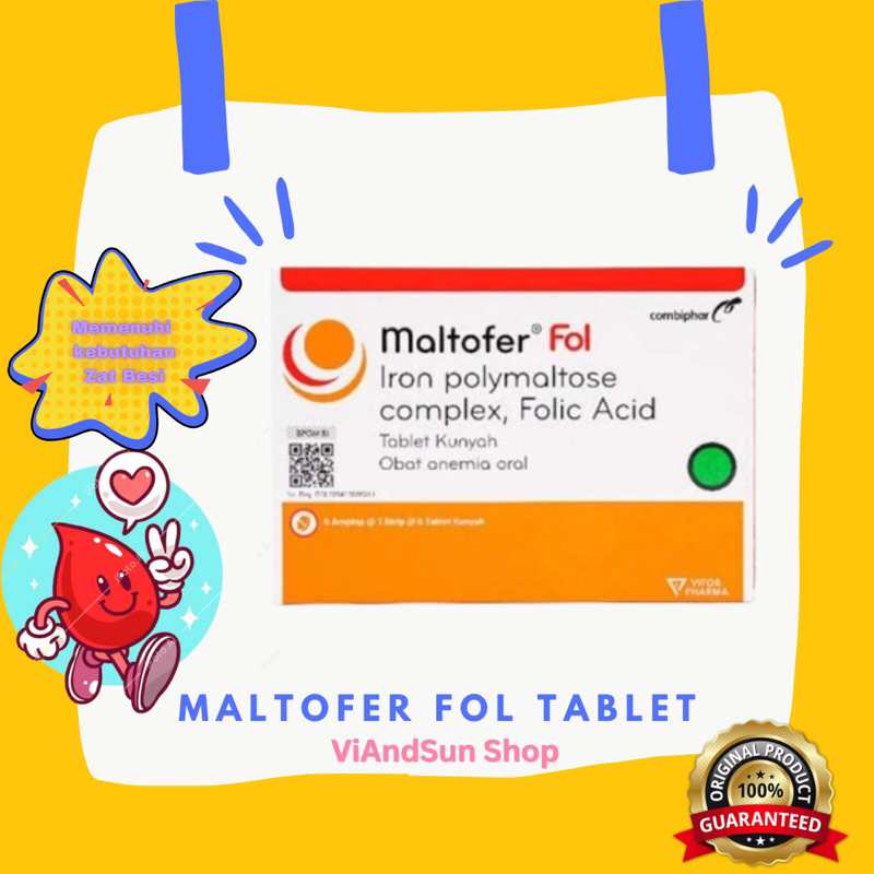 Jual Maltofer Fol Tablet isi 30 Tablet - Untuk Kekurangan Zat Besi ...