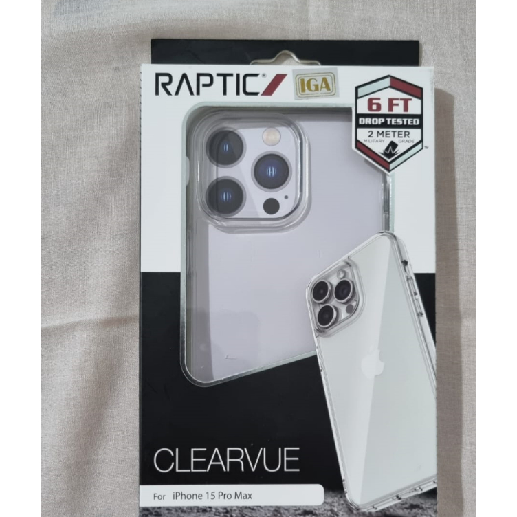 Jual RAPTIC Casing iPhone 15 Pro Max CLEARVUE Asli iBOX | Shopee Indonesia