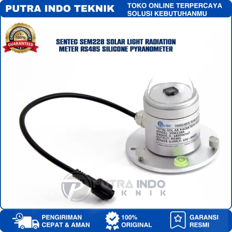 Jual Sentec Sem228 Solar Light Radiation Meter RS485 Silicone ...