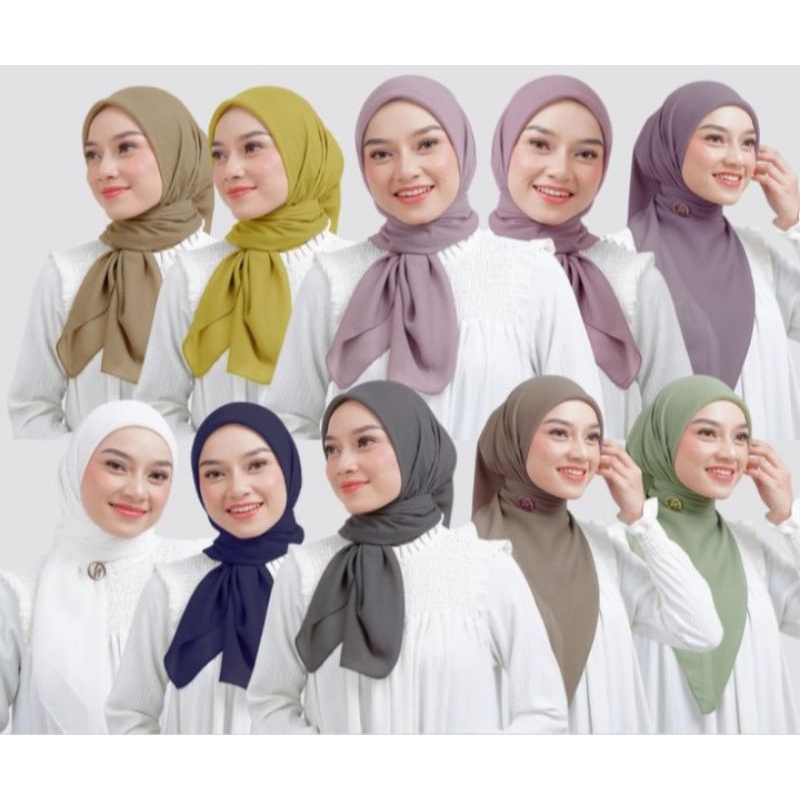 Jual hijab paris jadul bahan premium/jilbab paris jadul/kerudung paris ...