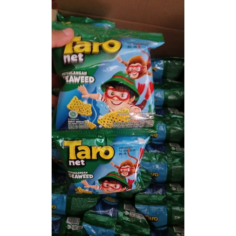 Jual Snack Taro Seaweed Potato Barbeque Renceng (isi 10 pcs) | Shopee ...