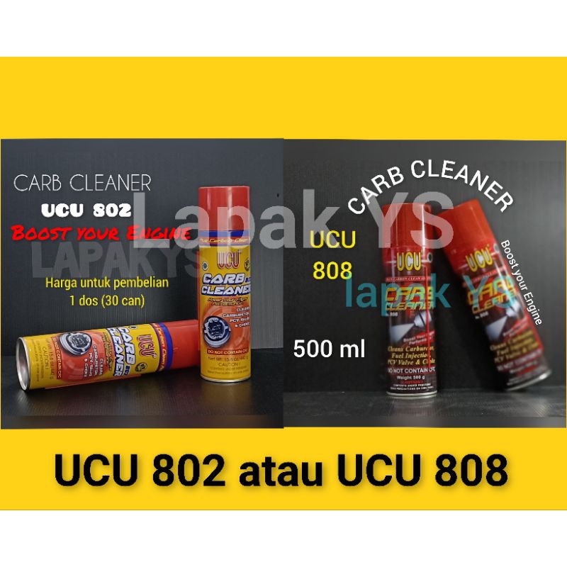Jual Jon Carb Cleaner carburetor Cleaner UCU 808 dan 802 500 ml AST ...