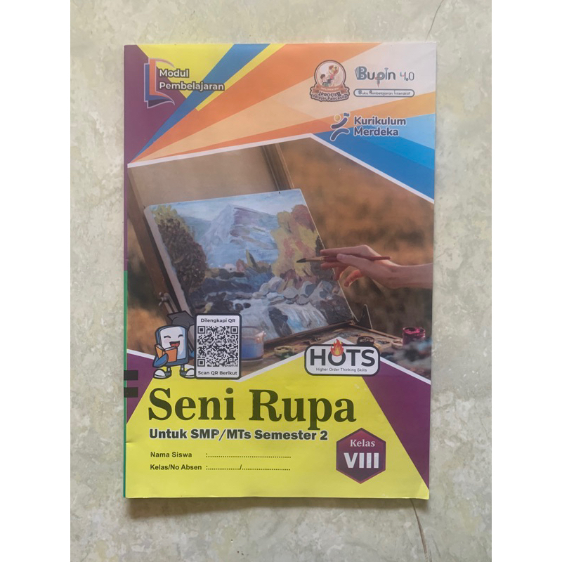 Jual Buku LKS Seni Budaya / Seni Rupa (SBK) SMP / Mts Kelas 7, 8, 9 (Minimal Pembelian 5 pcs ...