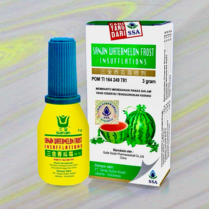 Jual Sanjin Watermelon Frost Insufflations Botol Semprot @ 3 g - Radang ...