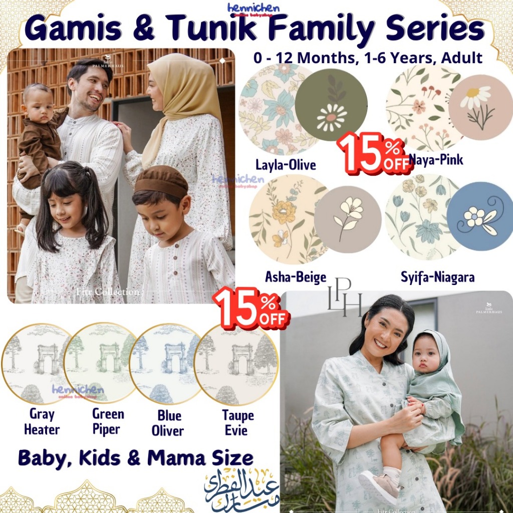 Jual Palmerhaus Family Raya 0-6 Tahun & Papa Koko Set + Peci Lebaran ...
