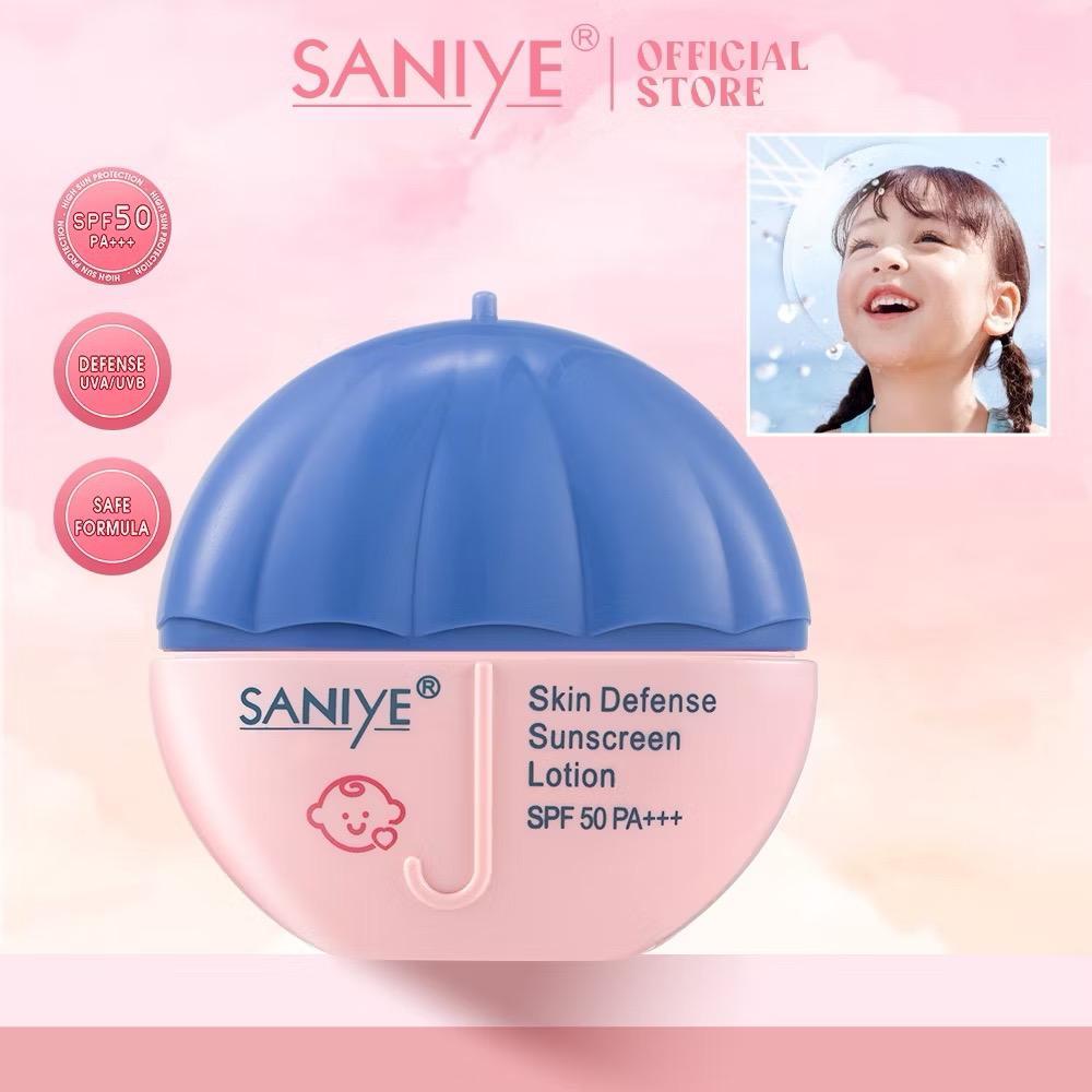 Jual SANIYE Kid's Sunscreen Lotion SPF 50 PA+++ R1296 | Shopee Indonesia
