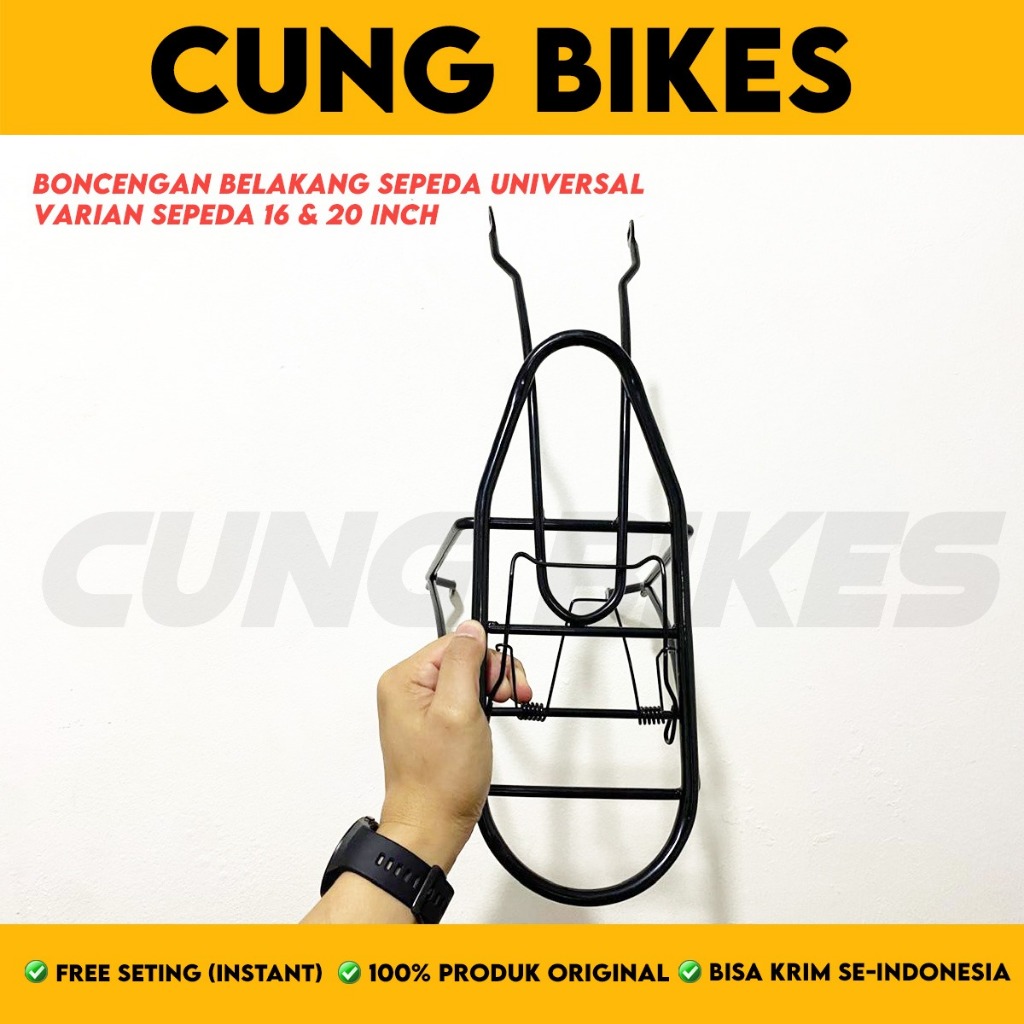 Jual BAGASI BONCENGAN BELAKANG SEPEDA BONCENGAN BELAKANG SEPEDA 16 DAN ...