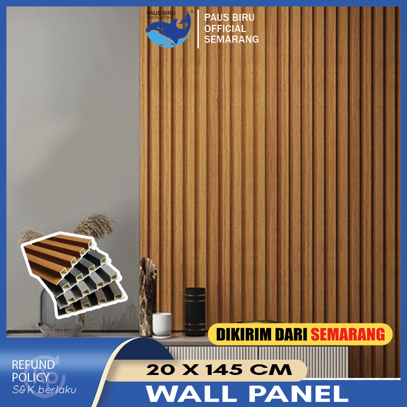 Jual Paus Biru - WALL WPC WOOD PANEL WALLPANEL WPC PVC MOTIF KAYU ...