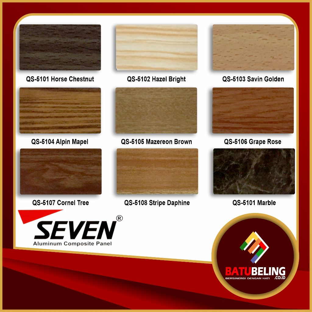 Jual ACP Aluminium Composite Panel ACP Seven PVDF 0.3 122 x 244 cm ...