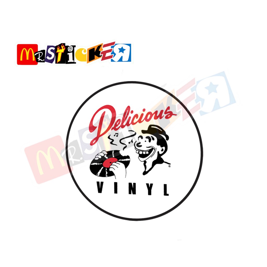 Jual sticker Delicious Vinyl Records logo rounded stiker | Shopee Indonesia
