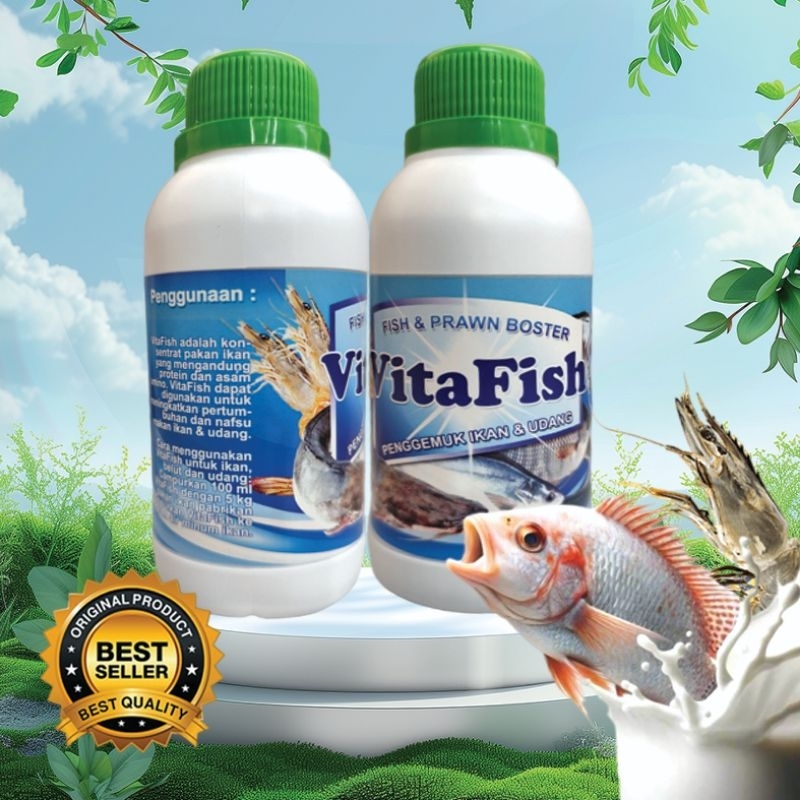 Jual VITAFISH 250 - Probiotik Udang Tambak Vitamin Lobster Hias Udang Vaname Galah Penggemuk ...