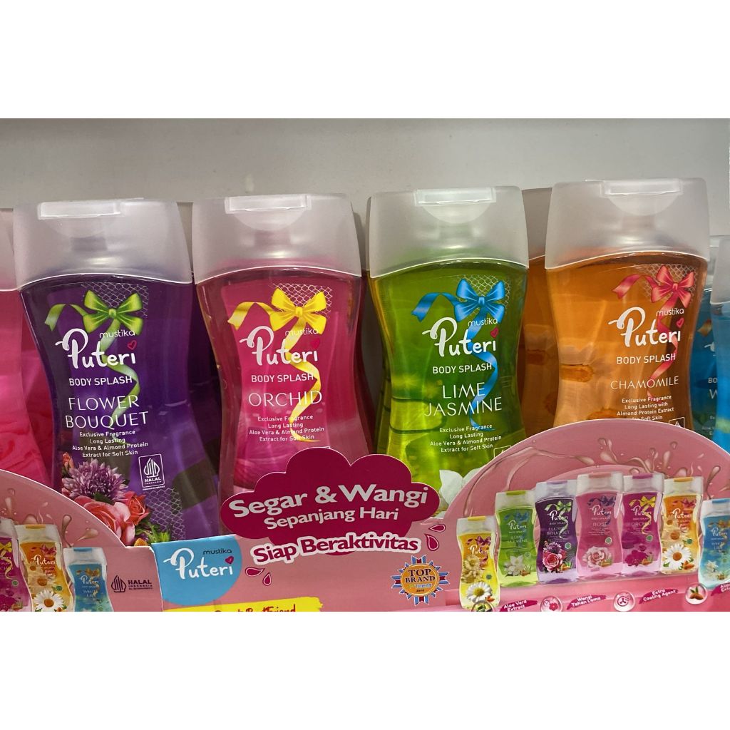 Jual Mustika Puteri Body Splash ORCHID FLOWER BOUQUET LIME JASMINE ...
