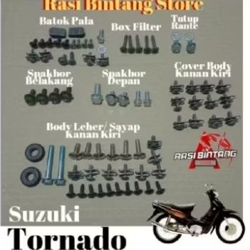 Jual Baut baud fullset suzuki Tornado - baut lengkap suzuki tornado | Shopee Indonesia