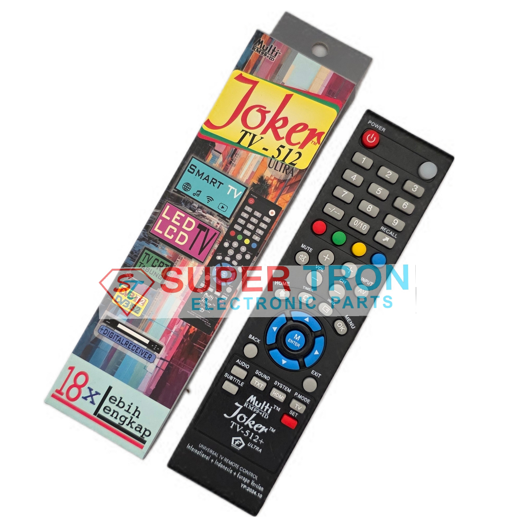 Jual Remote Joker TV Multi 18x + Digital Parabola dan Set Top Box ...