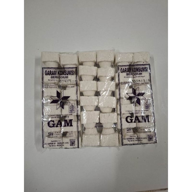 Jual Garam Dapur - Garam Gandu - Garam Kotak 1 bungkus isi 12 Kotak ...