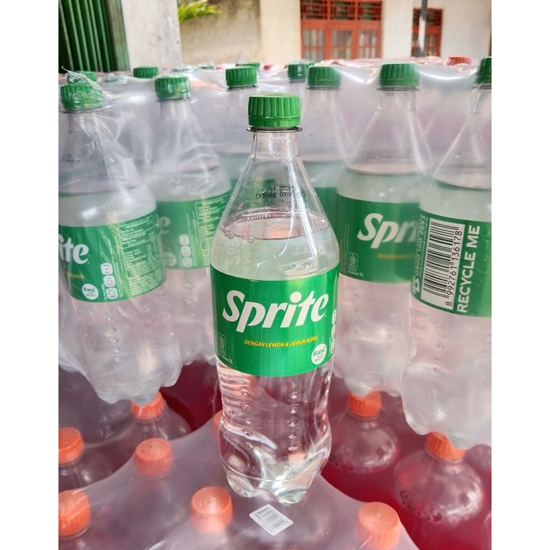 Jual Sprite Botol kemasan 1 liter || soft drink | Shopee Indonesia