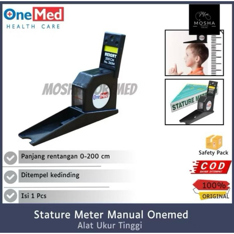 Jual ONEMED-Stature Meter Manual | Shopee Indonesia