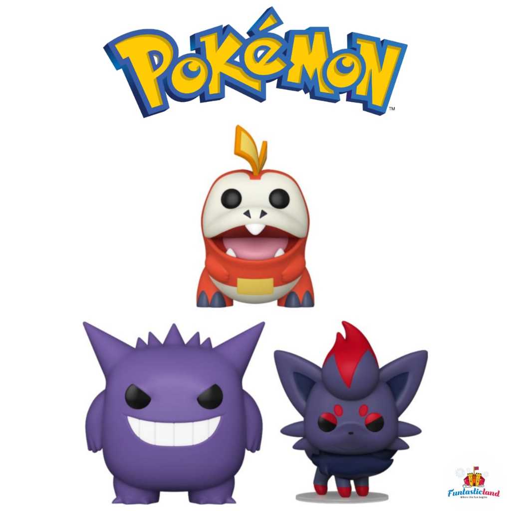 Jual Funko Pop! Set Promotion Games Pokemon - Fuecoco, Gengar & Zorua ...