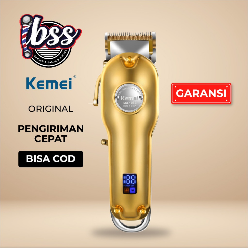 Jual KEMEI 1986 ALAT CUKUR RAMBUT KM 1986 CLIPPER ORIGINAL | Shopee Indonesia