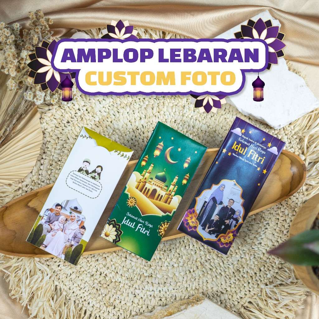 Jual Custom Amplop Lebaran Idul Fitri Panjang Isi 12 pcs Angpao Lebaran ...