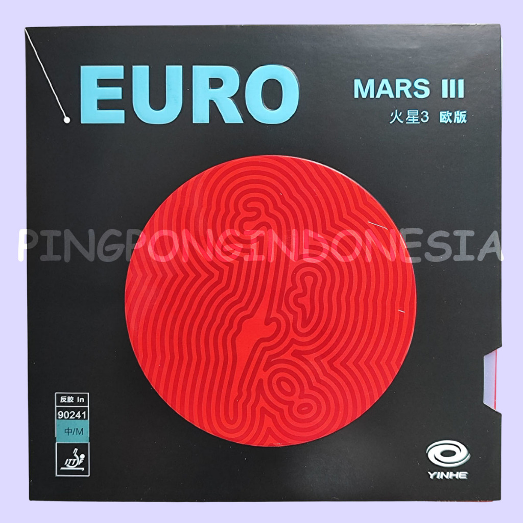Jual Yinhe Mars III Euro Super Soft - Karet Rubber Pingpong Tenis Meja 3 Bet | Shopee Indonesia