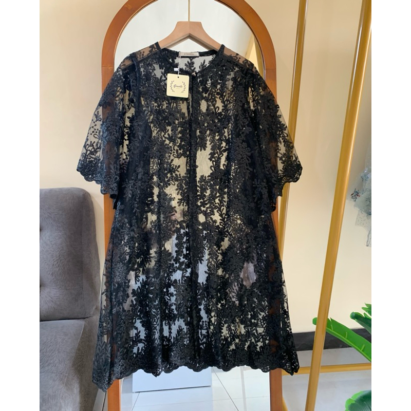 Jual Long outer brukat flower / baju kondangan / baju wisuda / baju ...