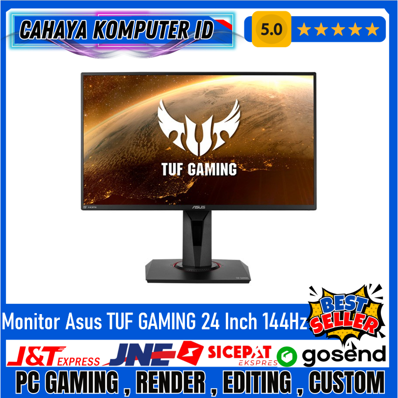 Jual Monitor ASUS TUF GAMING VG249Q 144Hz 24" 1ms IPS Freesync Pivot ...