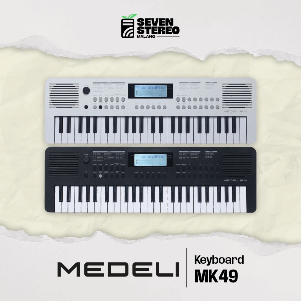 Jual Medeli MK49 Keyboard 49 Keys Mini keyboard simple Ringkas dengan 200 Sound Preset MIDI ...
