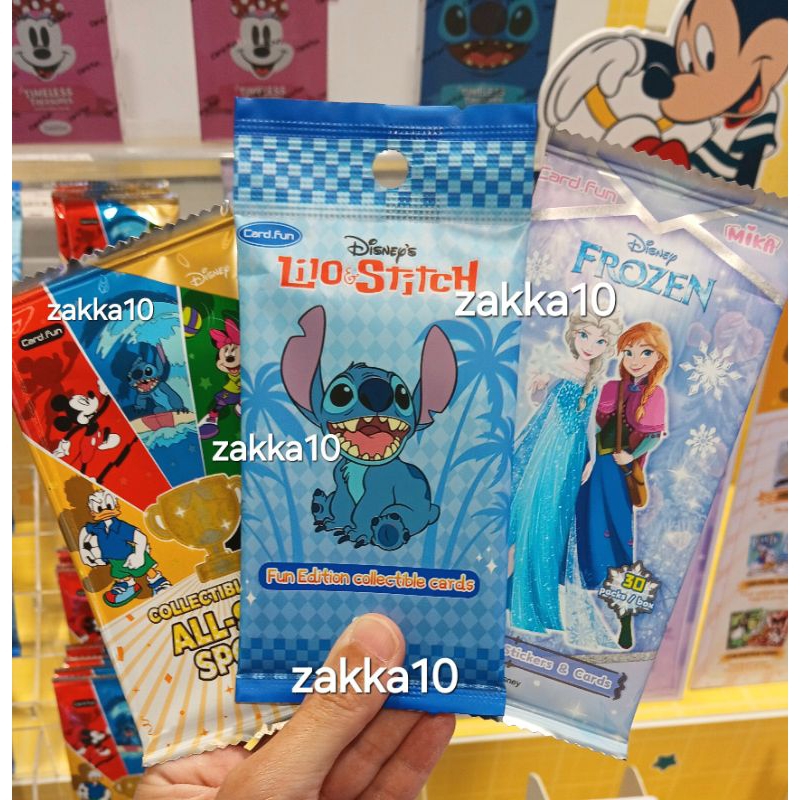 Jual Ohsome Disney Kartu Koleksi & Stiker Lilo & Stitch / Mickey ...