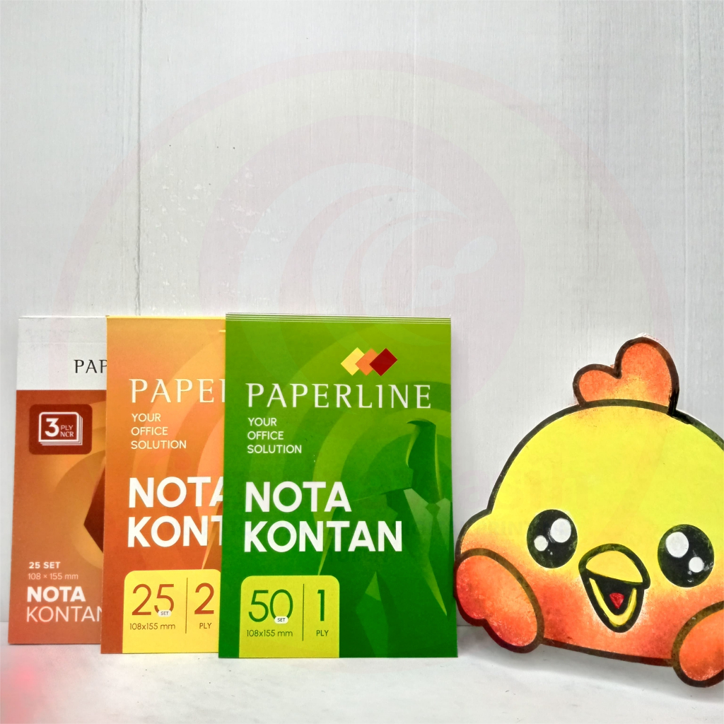 Jual NOTA MINI 1 pack NCR/NOTA PAPERLINE 1/2/3 PLY 1/4 FOLIO UKURAN ...