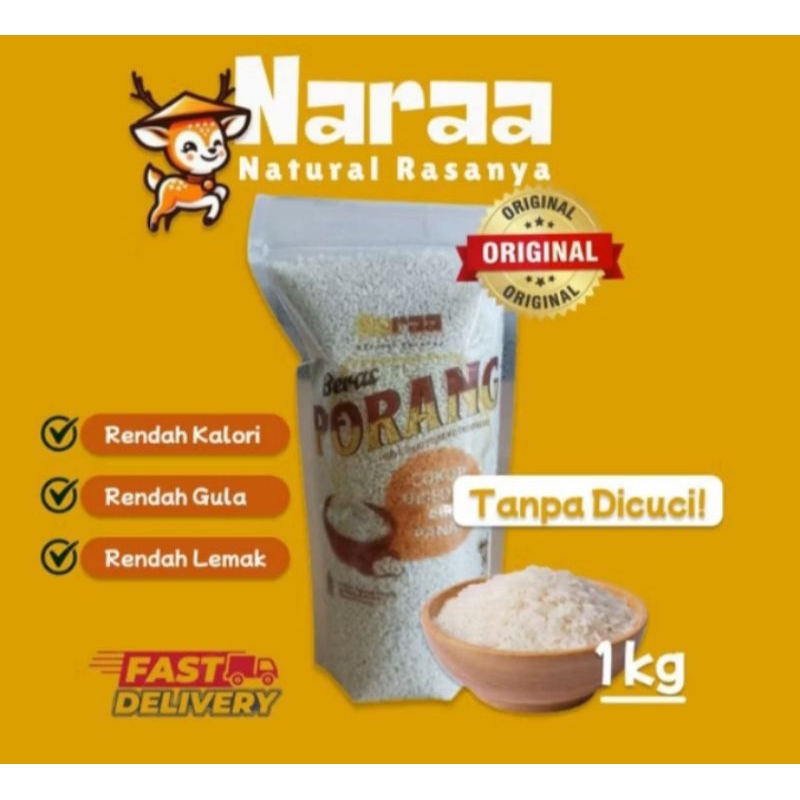 Jual Naraa Beras Porang / shirataki / Konjac Rice 100g | Shopee Indonesia
