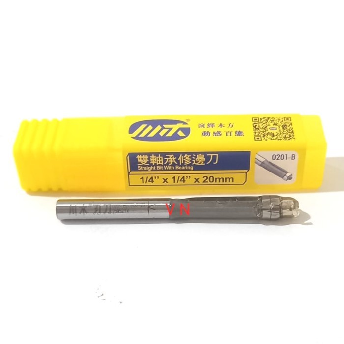 Jual Mata Router/Profil 6 mm 2Bearing/Roda/Straight Bit With Bearing ...