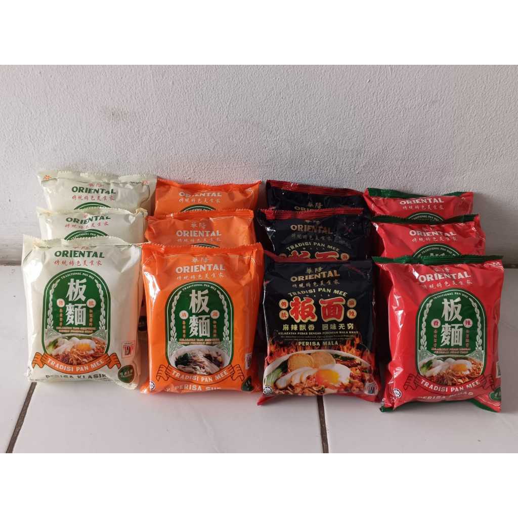 Jual Oriental Pan Mee classic traditional soup spicy mala noodle ...