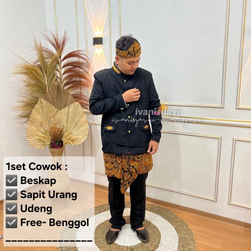 Jual (1set Cowok) Baju Adat Sunda - Tradisional / Baju Pagar Bagus ...