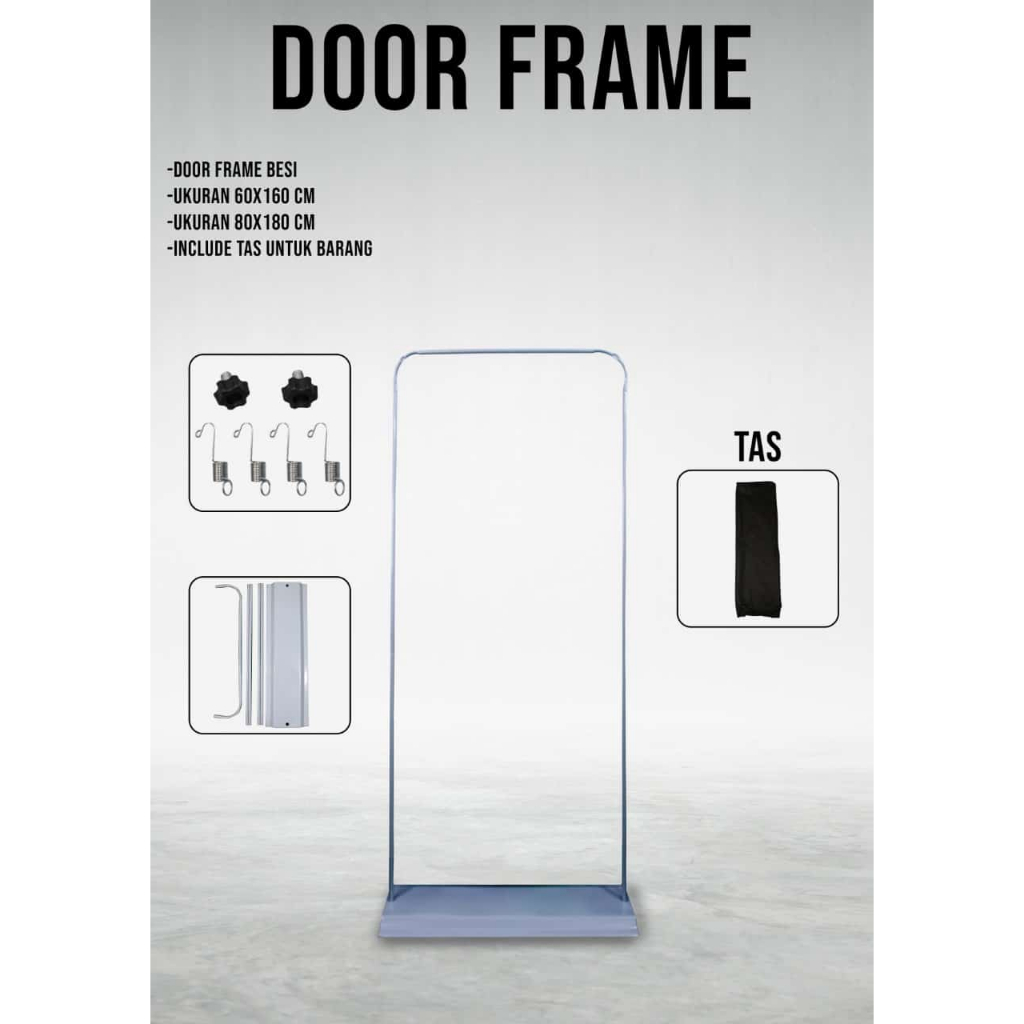 Jual STANDING DOOR FRAME / STAND BANNER / KUALITAS PREMIUM | Shopee ...