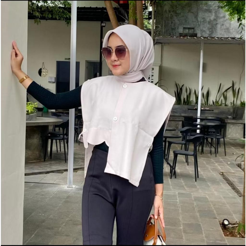 Jual Domi Vest Dommy Vest Outer Atasan Rompi Wanita Polos High Quality ...