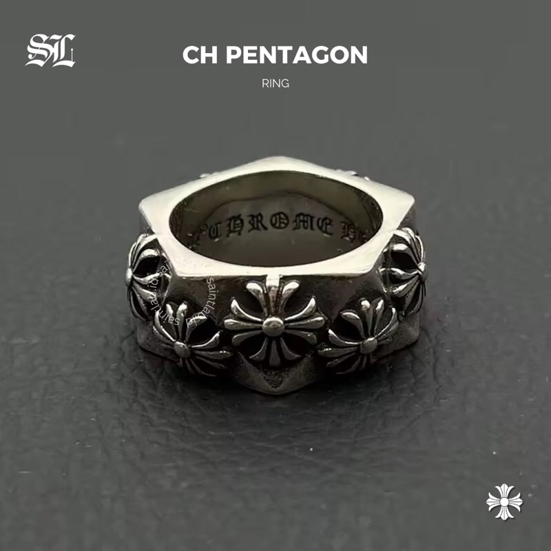Jual SAINTLAB.ID CH Pentagon Ring - Cincin CH Pria Anti Karat Super Replika 1/1 Original ...