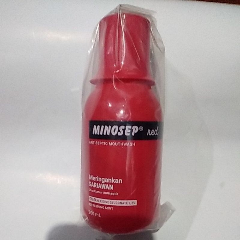 Jual Minosep 200ml Obat kumur antiseptik meringankan sariawan | Shopee ...