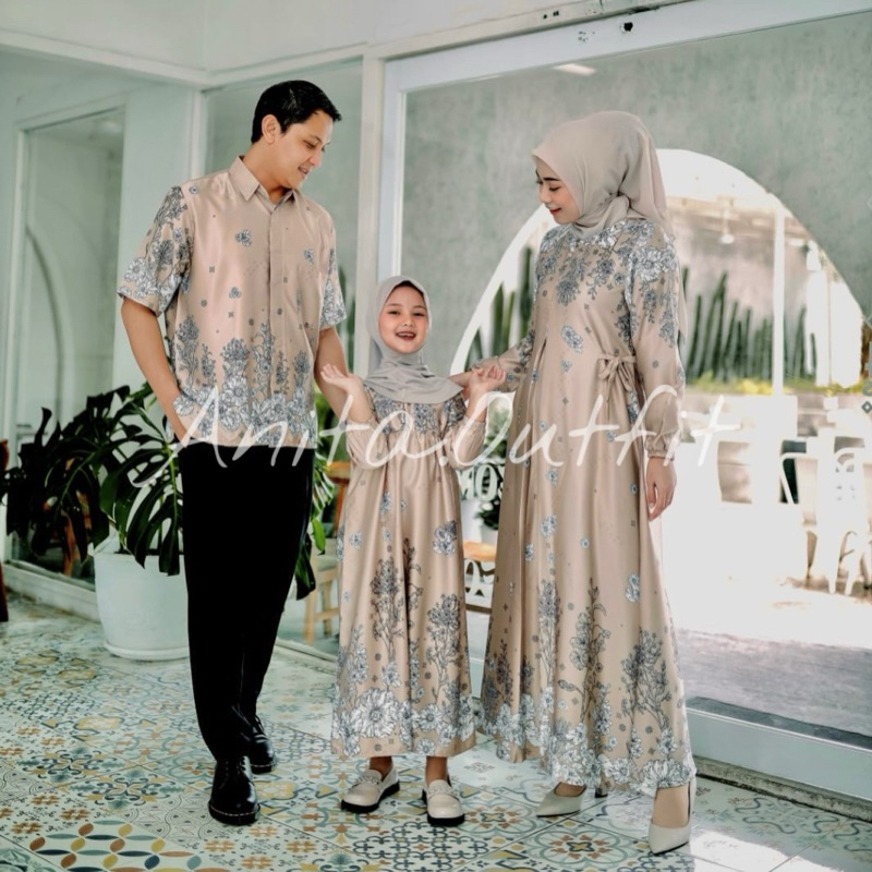 Jual Gamis Set Couple Keluarga Premium Grade A Gamis Anak Ibu Set ...