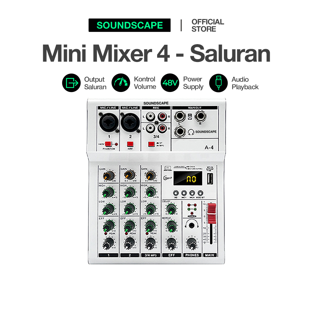 Jual Soundscape bonkyo COD Pm4 Mixer Sound Audio System Bluetooth Dsp ...