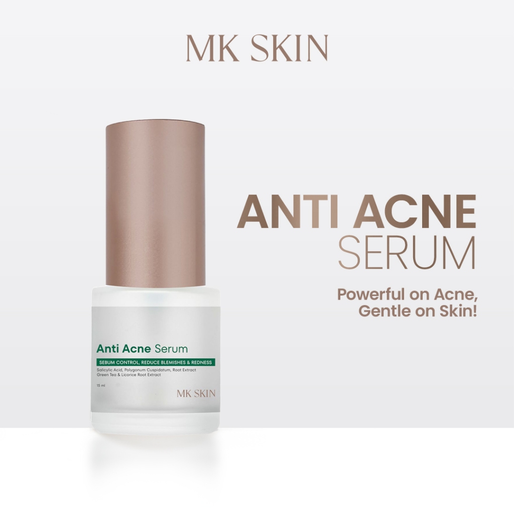 Jual MK SKIN - Anti Acne Serum - Mengurangi kemerahan akibat jerawat PIH | Shopee Indonesia