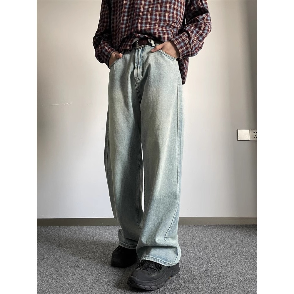 Jual oversize vintage celana jeans pria gombrong skena denim jumbo ...