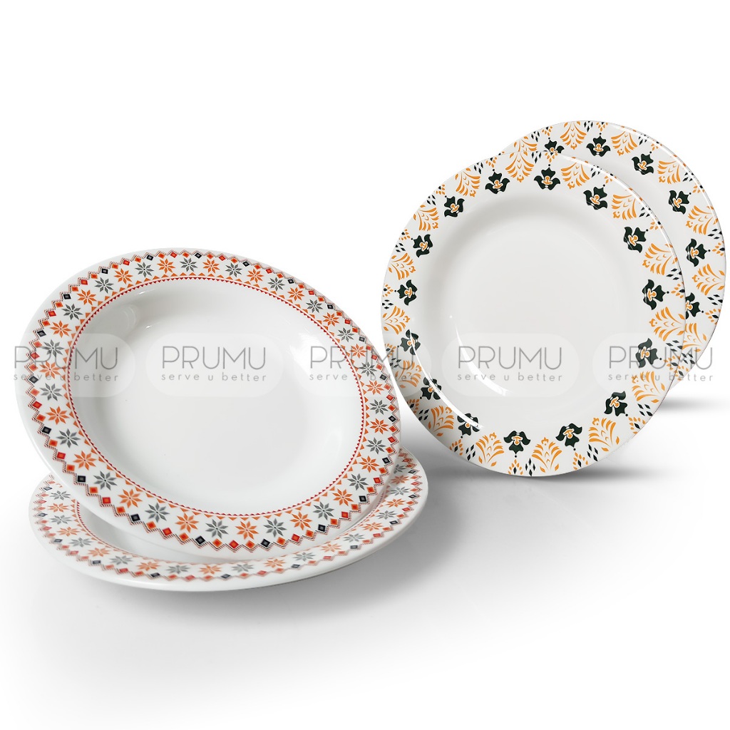 Jual PRUMU Piring Melamin 9 inch - Piring Makan Aesthetic - Piring ...