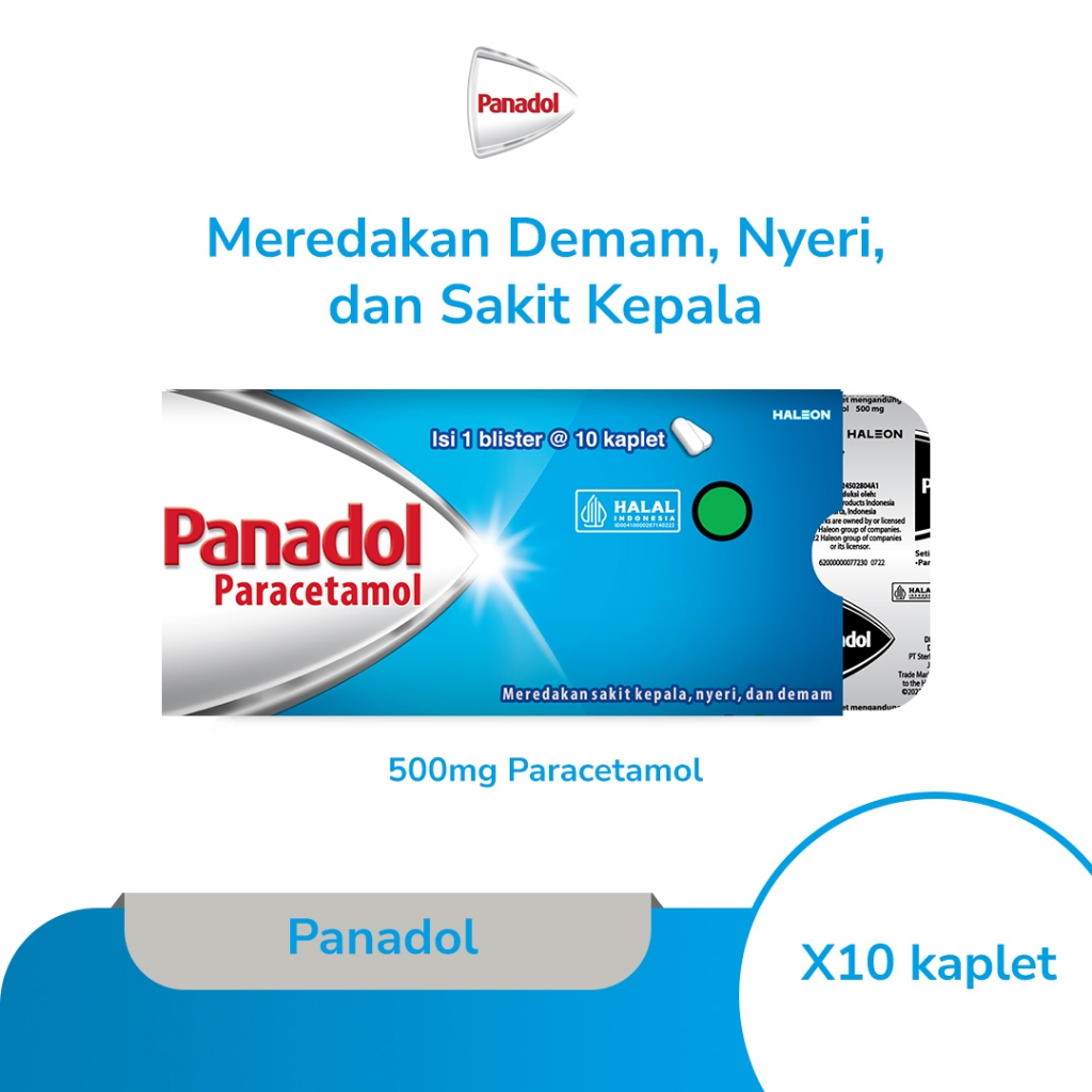 Jual Panadol Regular untuk Sakit Kepala, Nyeri dan Demam 10 Kaplet ...
