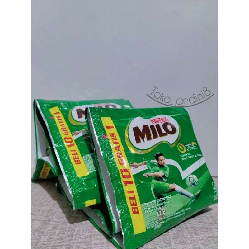 Jual MILO Activ-Go | 1 renceng 11 sachet | Shopee Indonesia