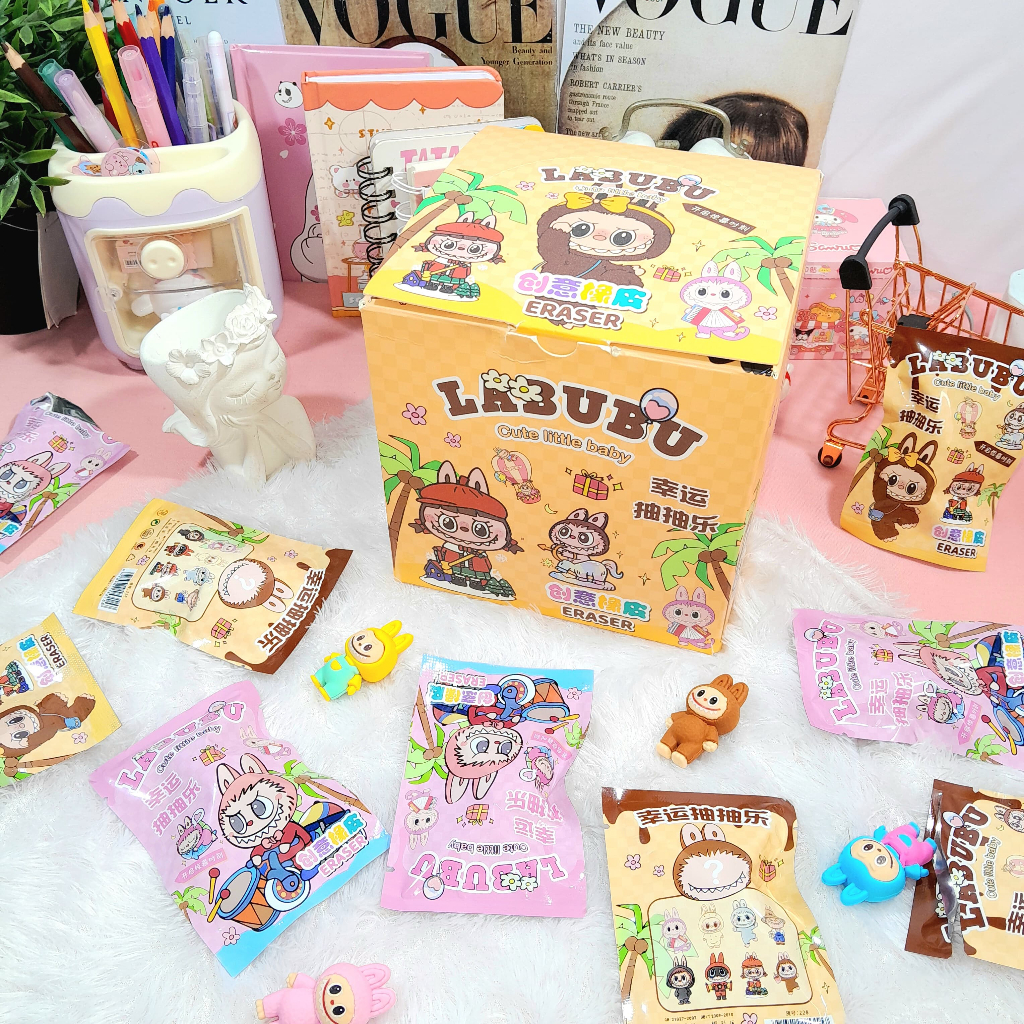 Jual Penghapus Mystery LABUBU Versi 2 Cute Lucu 1 PCS Favorit Anak ...