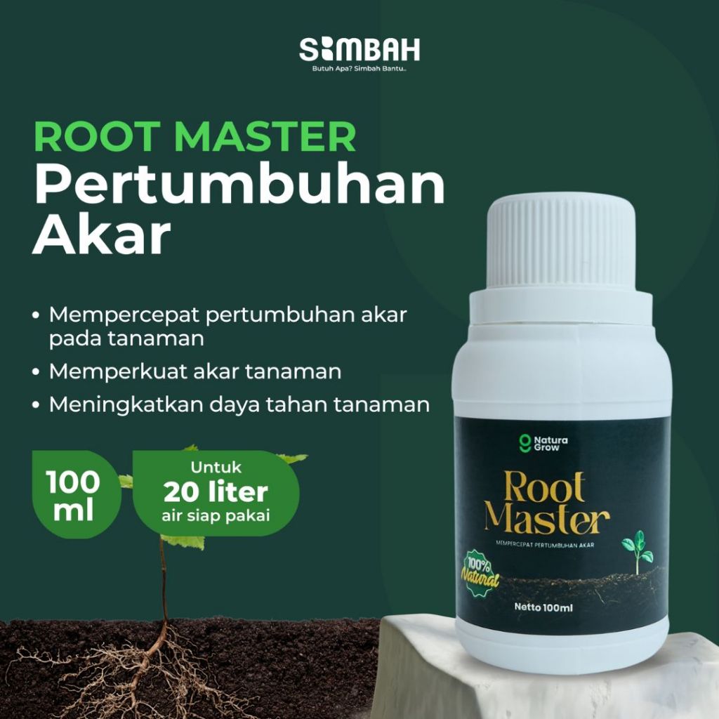 Jual Root Master Perangsang Pertumbuhan Akar 100 mL | Shopee Indonesia