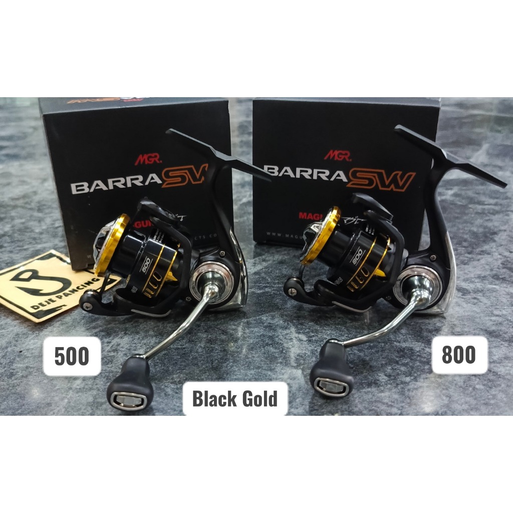 Jual Reel Maguro BARRA SW Power Handle 500 dan 800 Silver Dan Gold | Shopee Indonesia