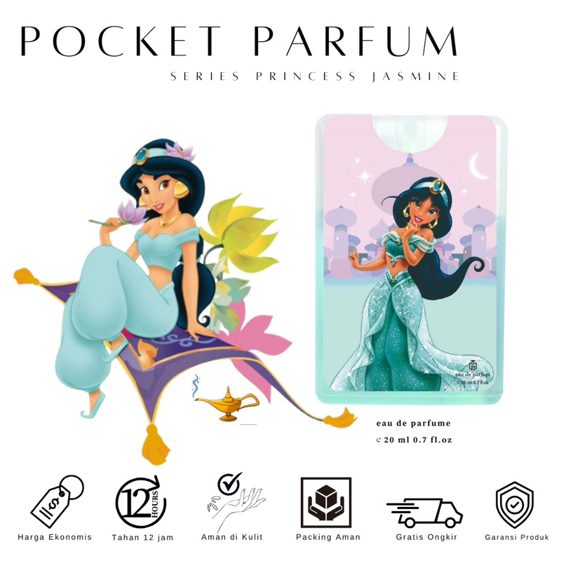 Jual Pocket Parfum Seri Princess Jasmine Eau de Parfum Travel Size 20ml ...